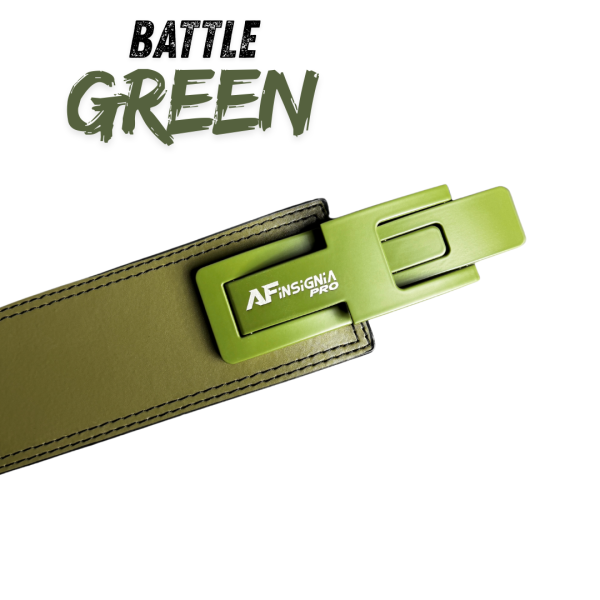 Battle Green Series Lever Belt - AFiNSiGNiA